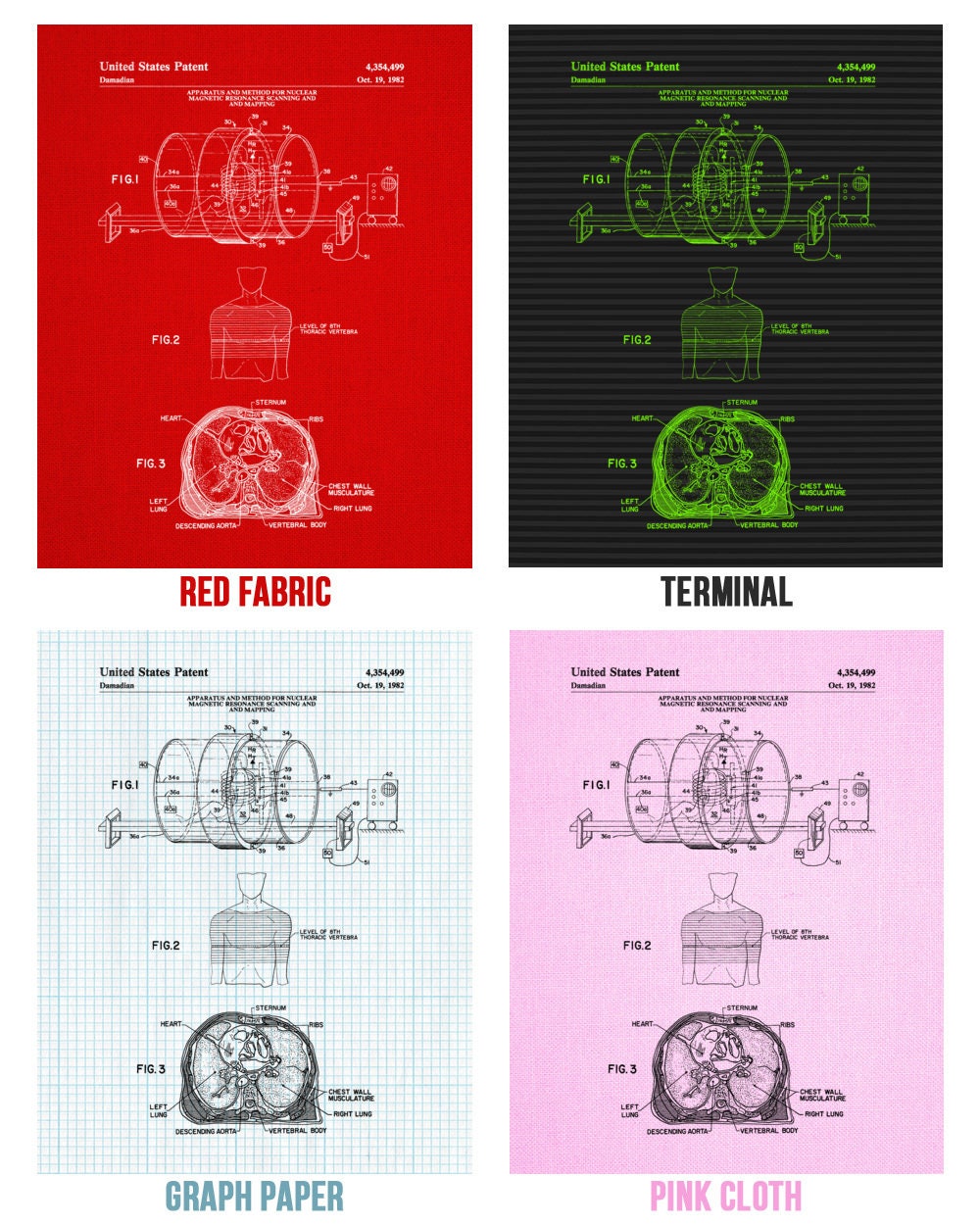 MRI Machine Poster Print MRI Blueprint Surgeon Gift - Etsy