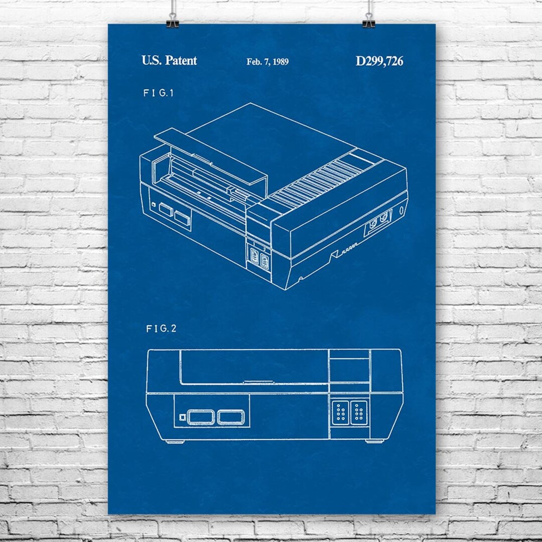 NES Video Game Console Poster Print Game Room Decor Video - Etsy