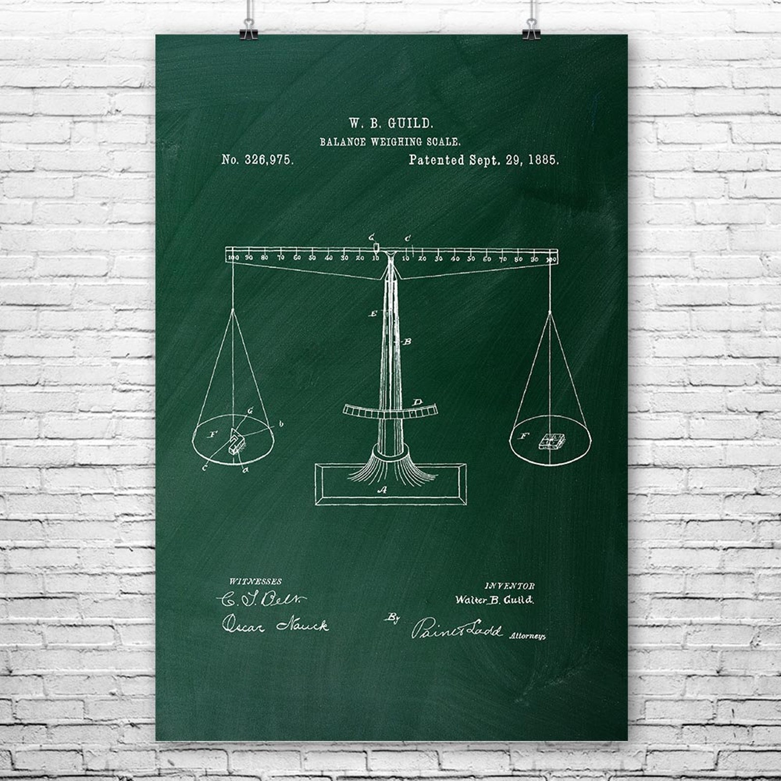 Scales of Justice Poster Print Law Student Lawyer Gift - Etsy