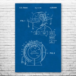 CAT Scan Poster Print, Doctors Office, Lab Technician, Oncologist Gift ...