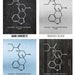 Psychedelic Molecule Posters Set of 6, Acid Art Print, Stoner Gift, Lsd ...