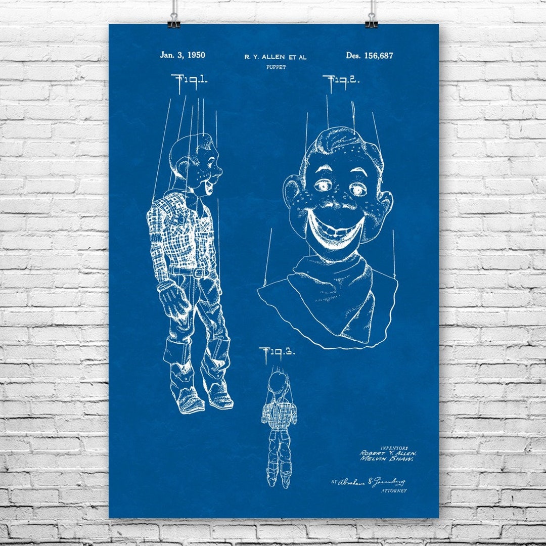 Howdy Doody Puppet Poster Print Howdy Doody Art Toy - Etsy