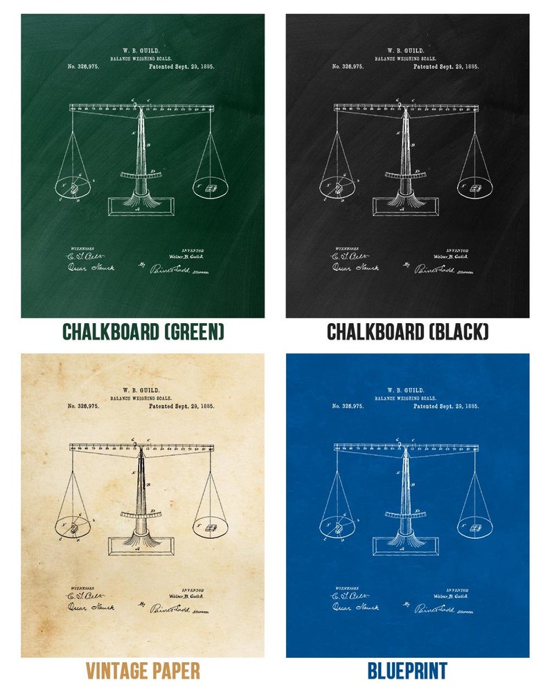 Scales of Justice Poster Print Law Student Lawyer Gift | Etsy