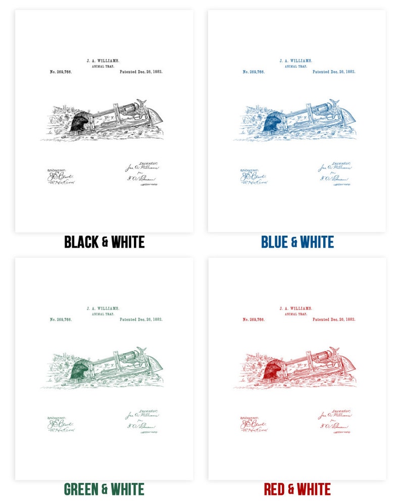 Gun Powered Mouse Trap Poster Print Exterminator Gift Rat - Etsy