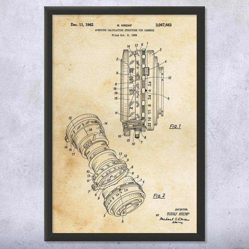 Camera Poster - Etsy
