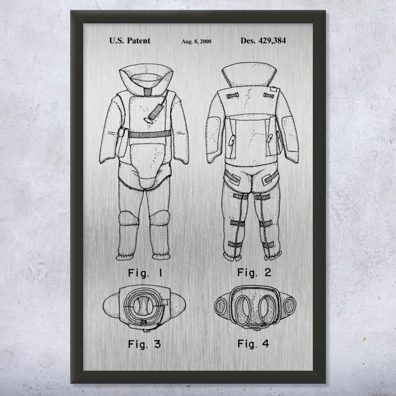 Framed EOD Bomb Suit Wall Art Print EOD Technician Gift Law | Etsy