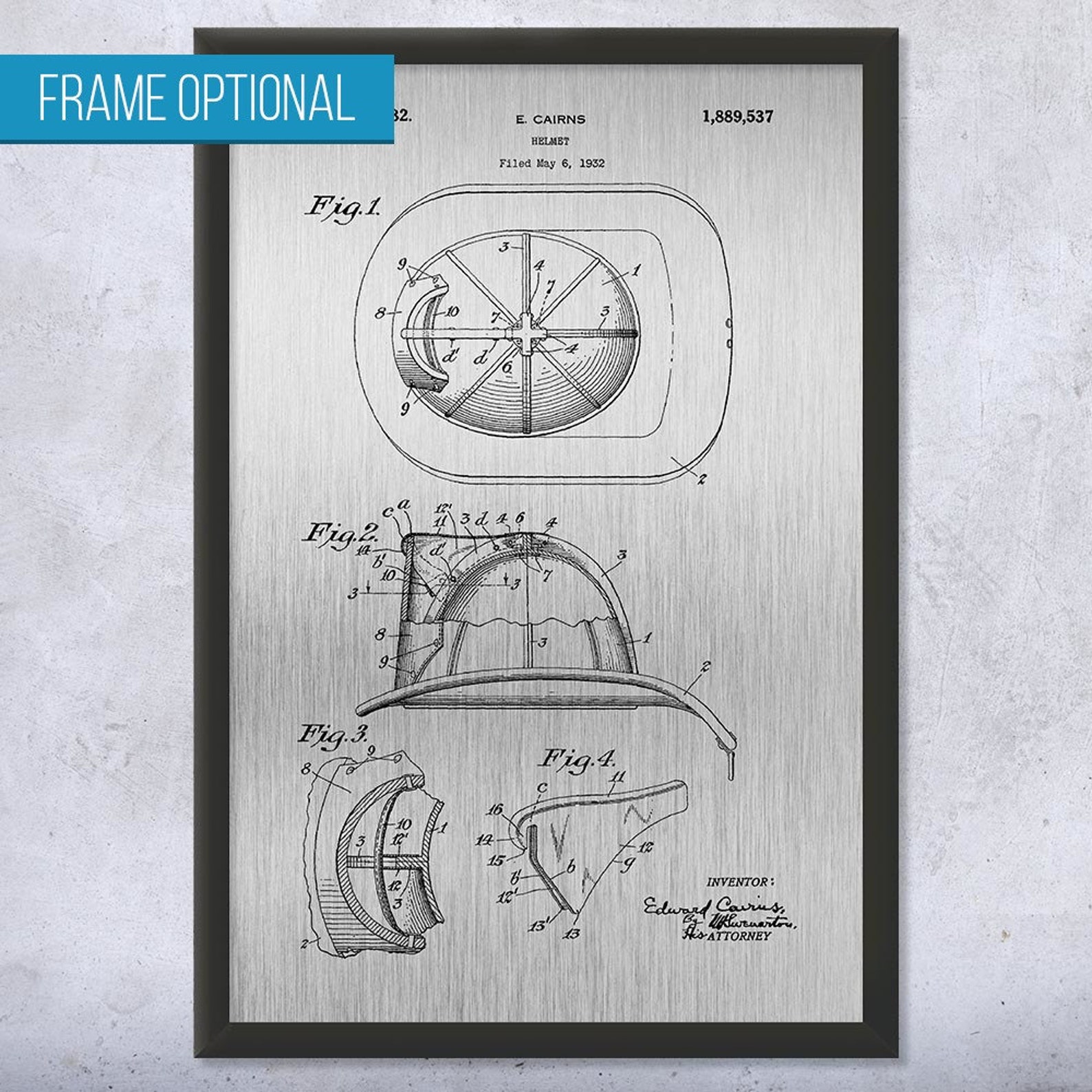 Fire Fighters Helmet Poster Print Firehouse Wall Art First | Etsy