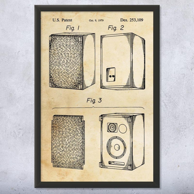 Speaker Wall Art - Etsy