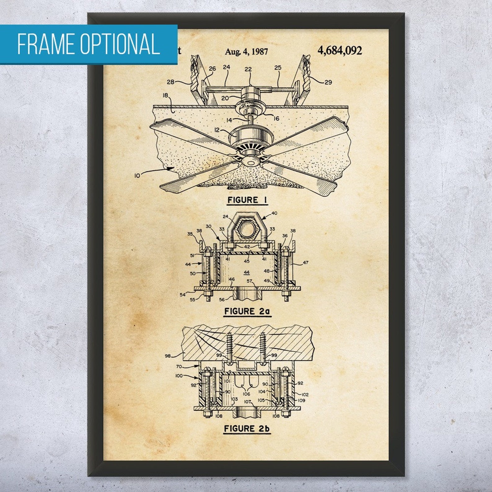 Ceiling Fan Poster Print Home Builder Gift Hardware Store - Etsy