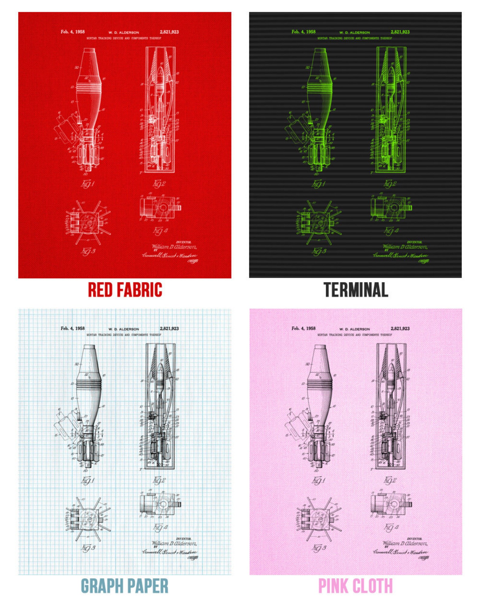 Framed Mortar Shell Wall Art Print Munitions Technician | Etsy