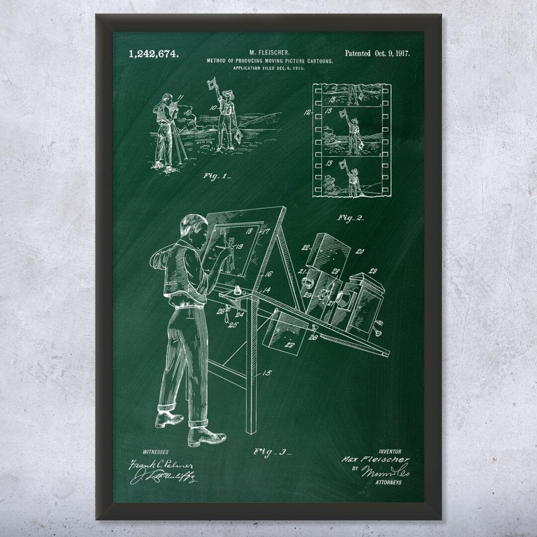 Framed Film Animation Wall Art Print, Studio Decor, Director Gift ...