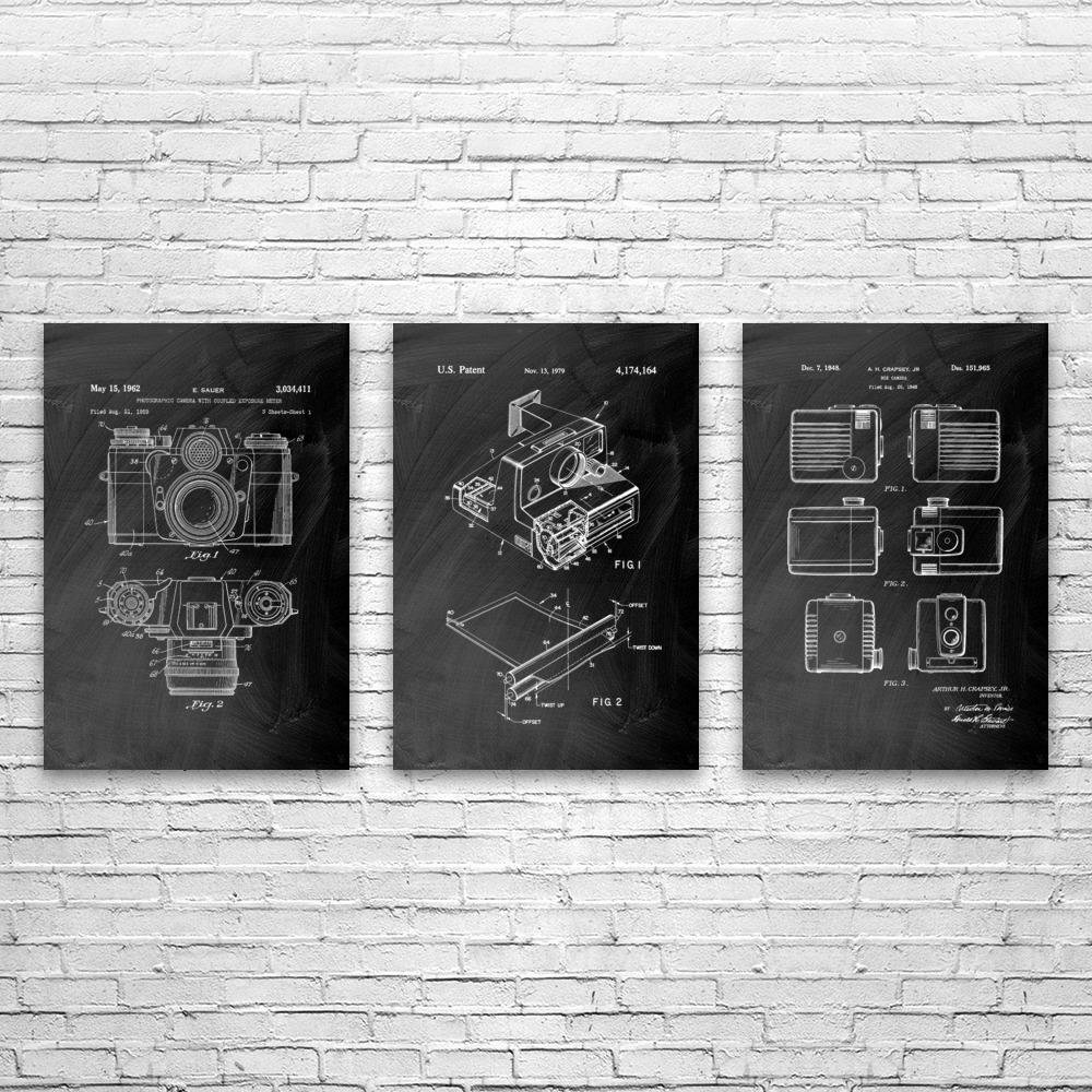 Camera Posters Set of 3 Photographer Gift Photojournalism | Etsy