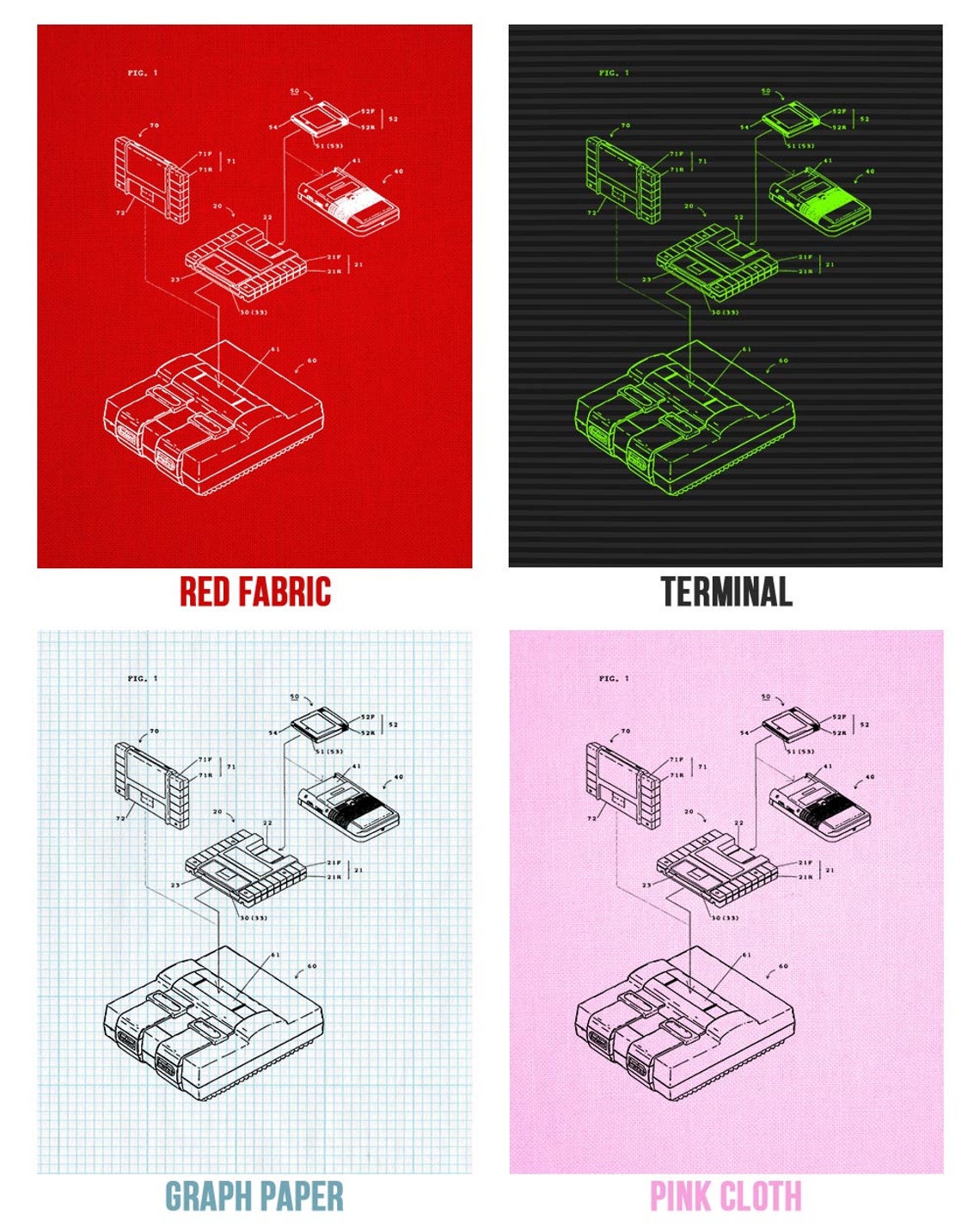 SNES Game Adapter Poster Print Game Room Decor Video Game | Etsy