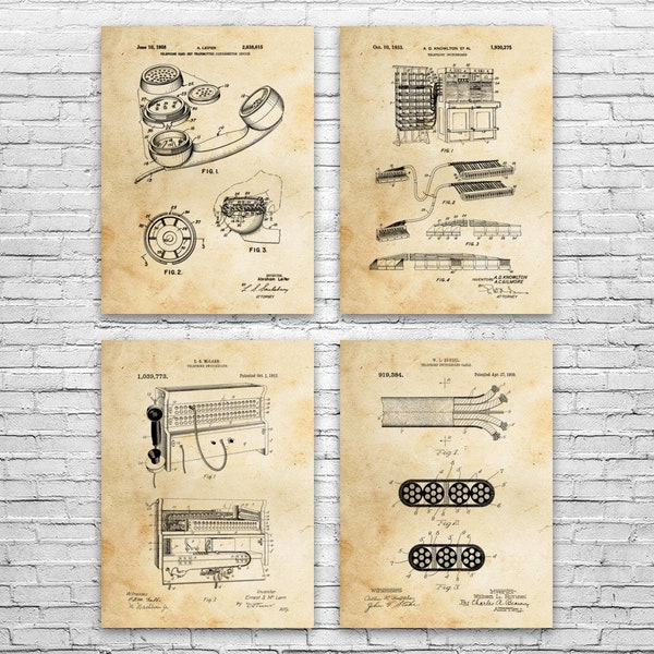 Telephone Print - Etsy