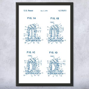 Mechanical Keyboard Buckling Spring Patent Wall Art | Poster, Canvas or ...