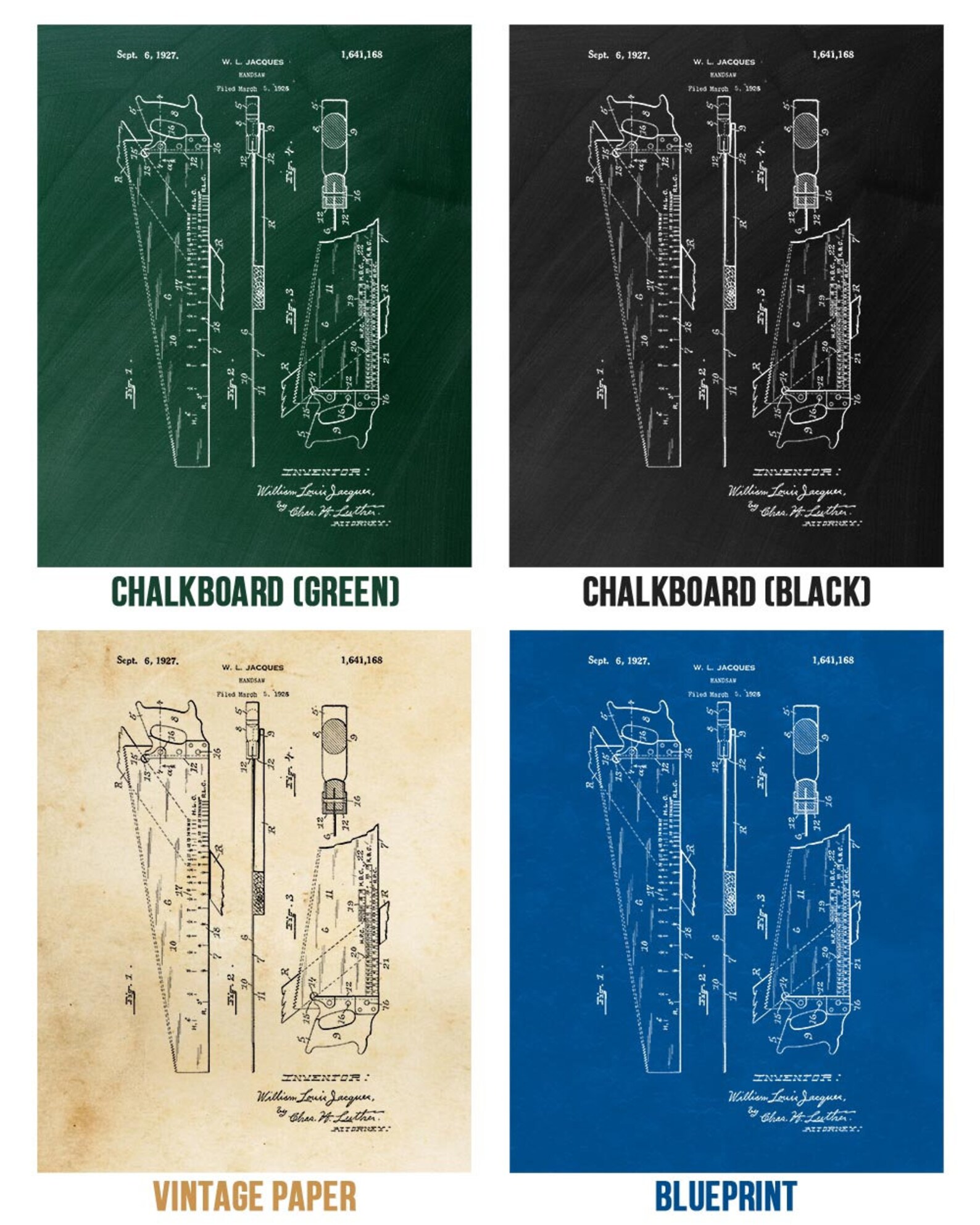 Woodworking Workshop Posters Set of 3 Craftsman Handyman - Etsy