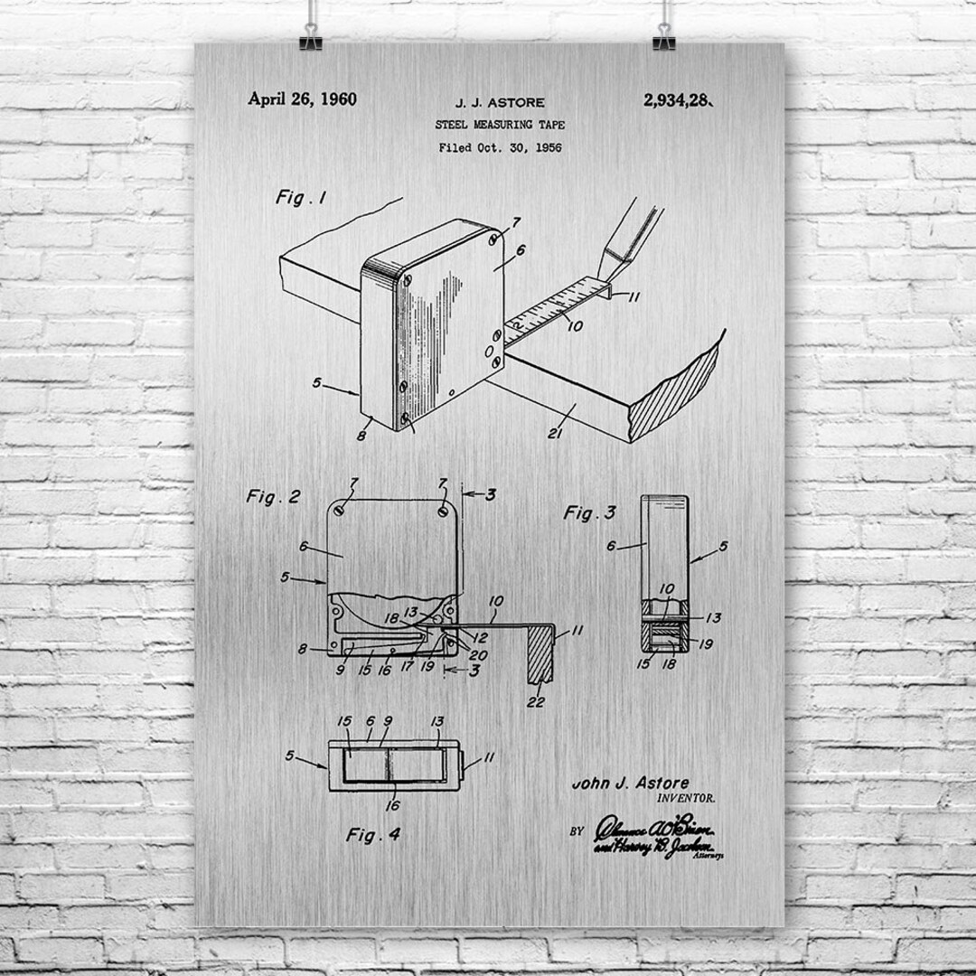 Tape Measure Poster Art Print Measuring Tools Carpenter - Etsy