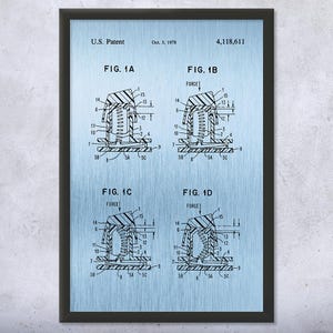 Mechanical Keyboard Buckling Spring Patent Wall Art | Poster, Canvas or ...
