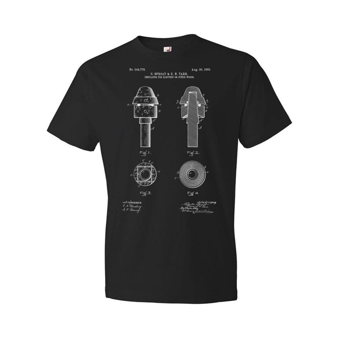 Utility Pole Insulator Shirt, Electrical Worker, Lineman Shirt ...