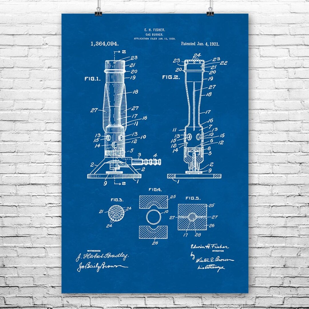 Bunsen Gas Burner Poster Print Chemistry Gift Bunsen Burner - Etsy