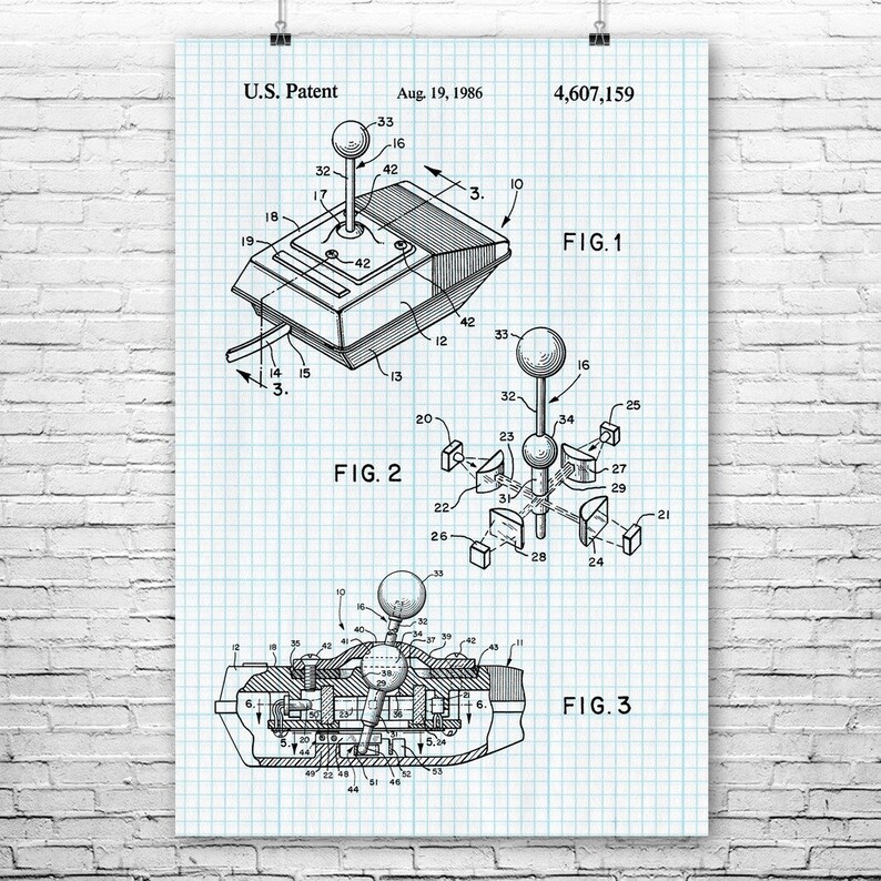 Atari Video Game Joystick Poster Print Game Store Decor Game - Etsy