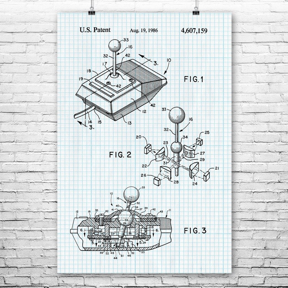 Atari Video Game Joystick Poster Print Game Store Decor Game | Etsy