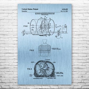 MRI Machine Poster Print, MRI Blueprint, Surgeon Gift, Operating Room ...