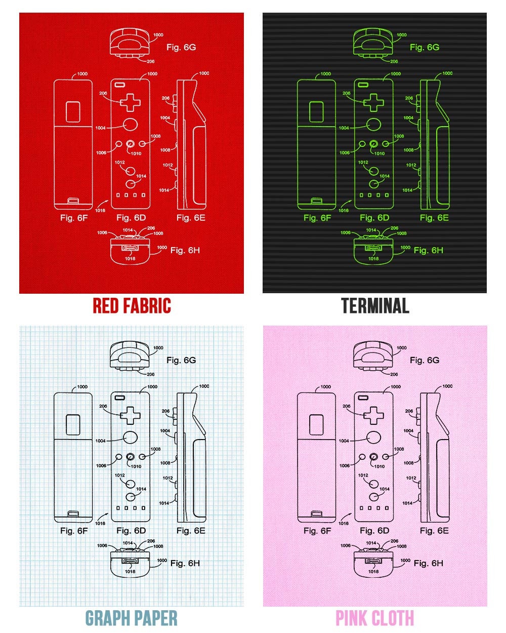 Video Game Controller Poster Print Gaming Gift Blueprint - Etsy