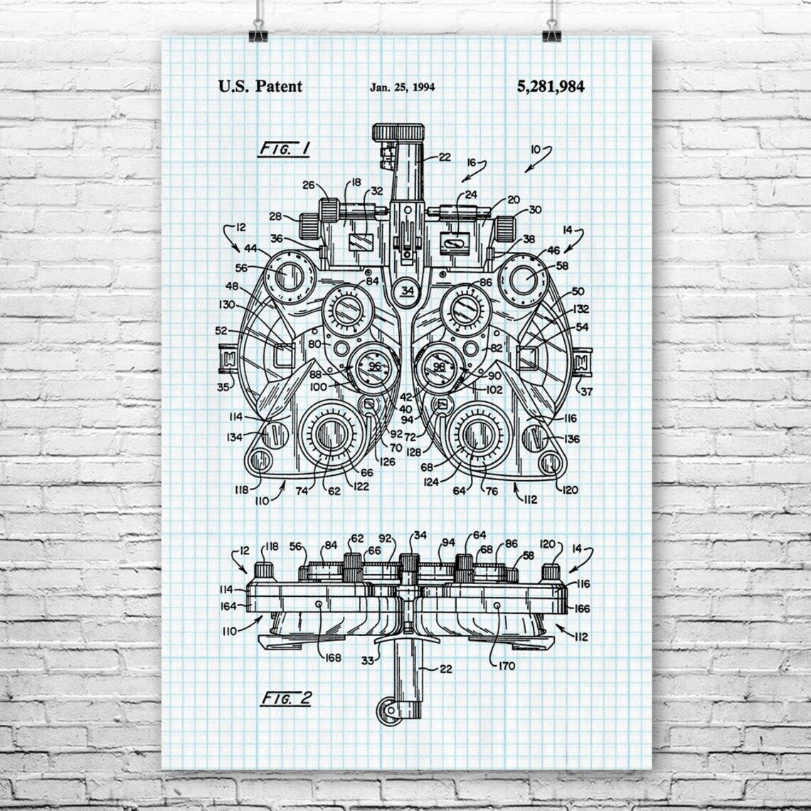 Optometry Phoropter Poster Print Optometrist Gift Optometry - Etsy