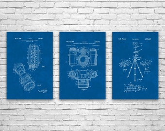 Camera Posters Set of 3 Photographer Gift Photojournalism | Etsy