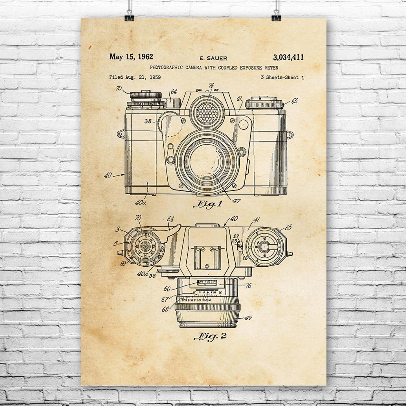 Camera Poster Print Photographer Gift Camera Art Print - Etsy