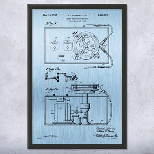 Blood Transfusion Patent Wall Art | Poster, Canvas or Framed ...