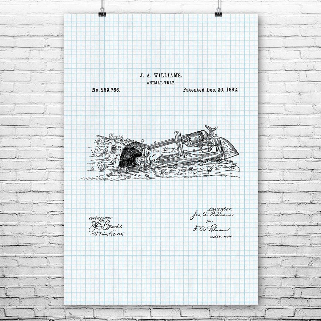 Gun Powered Mouse Trap Poster Print Exterminator Gift Rat - Etsy
