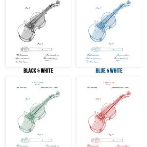 Violin Posters Set of 3 Violinist Gift Band Teacher Concert - Etsy