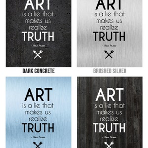 Picasso Quote Art Poster Print, Art Studio Decor, Artist Gift ...