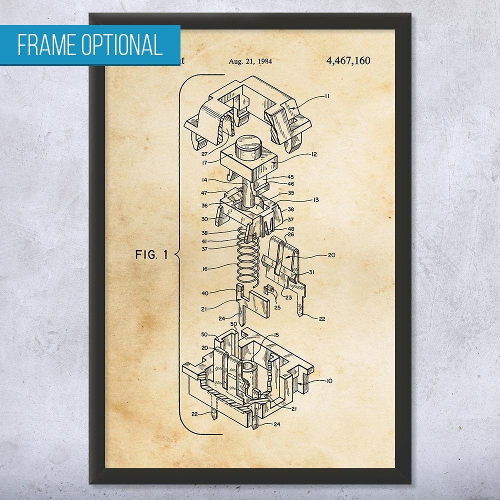 Cherry MX Keyboard Switch Poster Print Computer Lab Art - Etsy