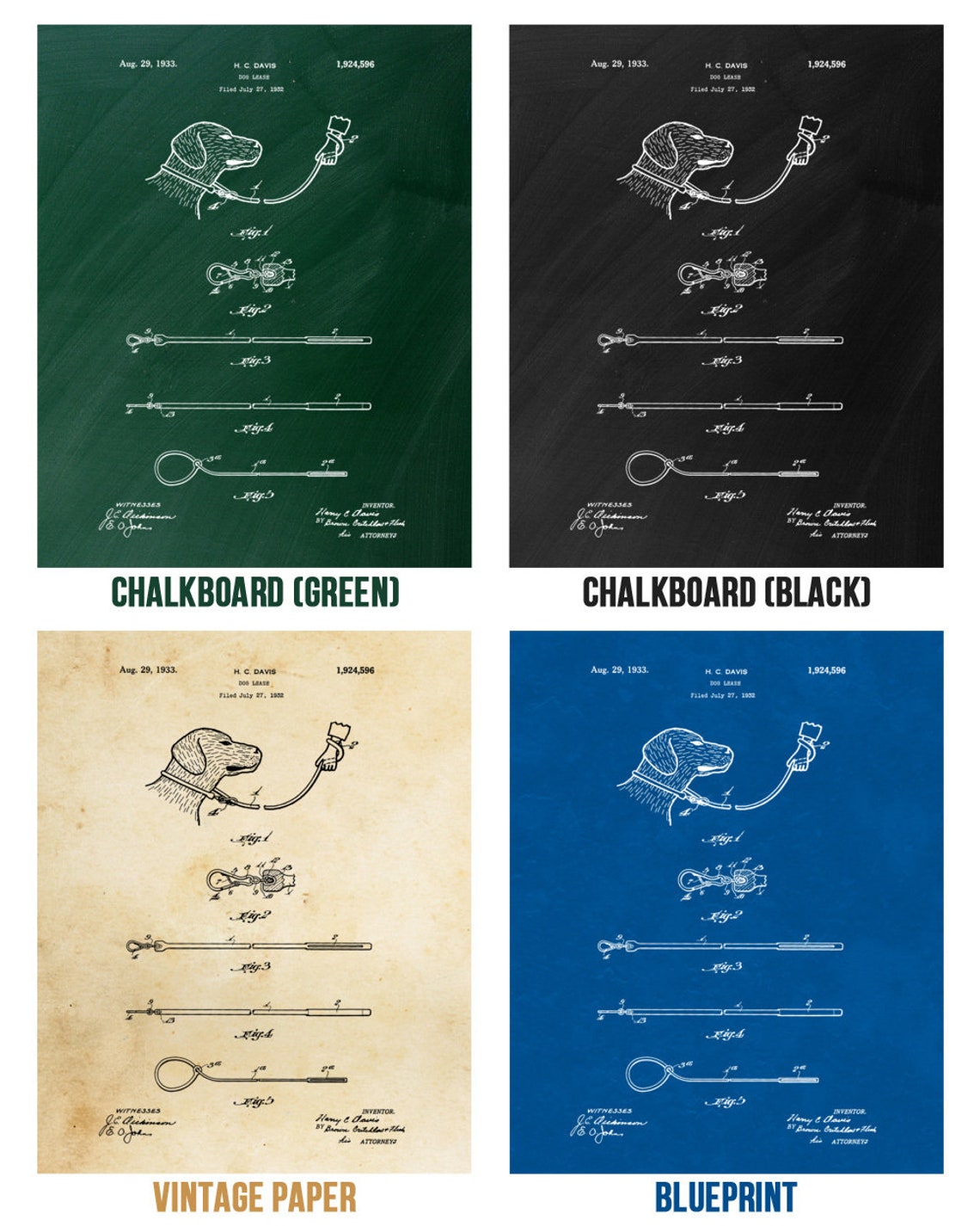 Dog Leash Poster Print Dog Wall Art Pet Lover Gifts Humane - Etsy