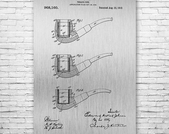 Tobacco Pipe Poster - Etsy
