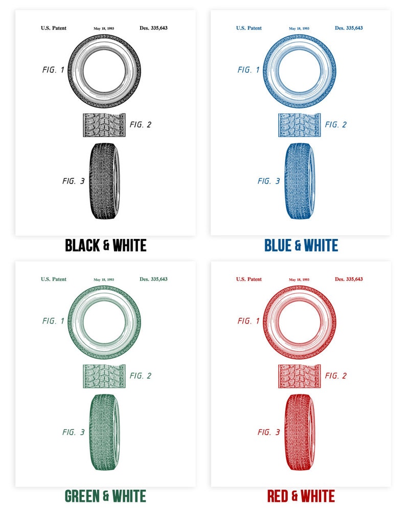 Car Tire Poster Print Repair Shop Decor Tire Shop Art - Etsy