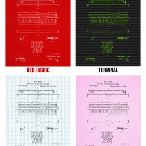 Piano Keyboard Poster Print Music Class Art Pianist Gift - Etsy