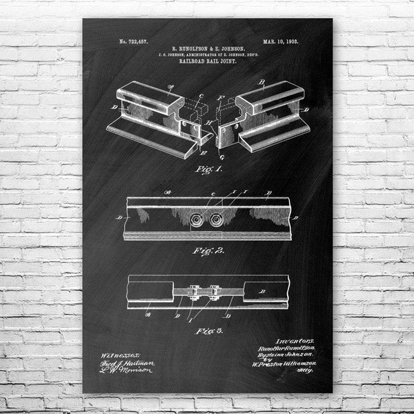 Railroad Chalkboard - Etsy