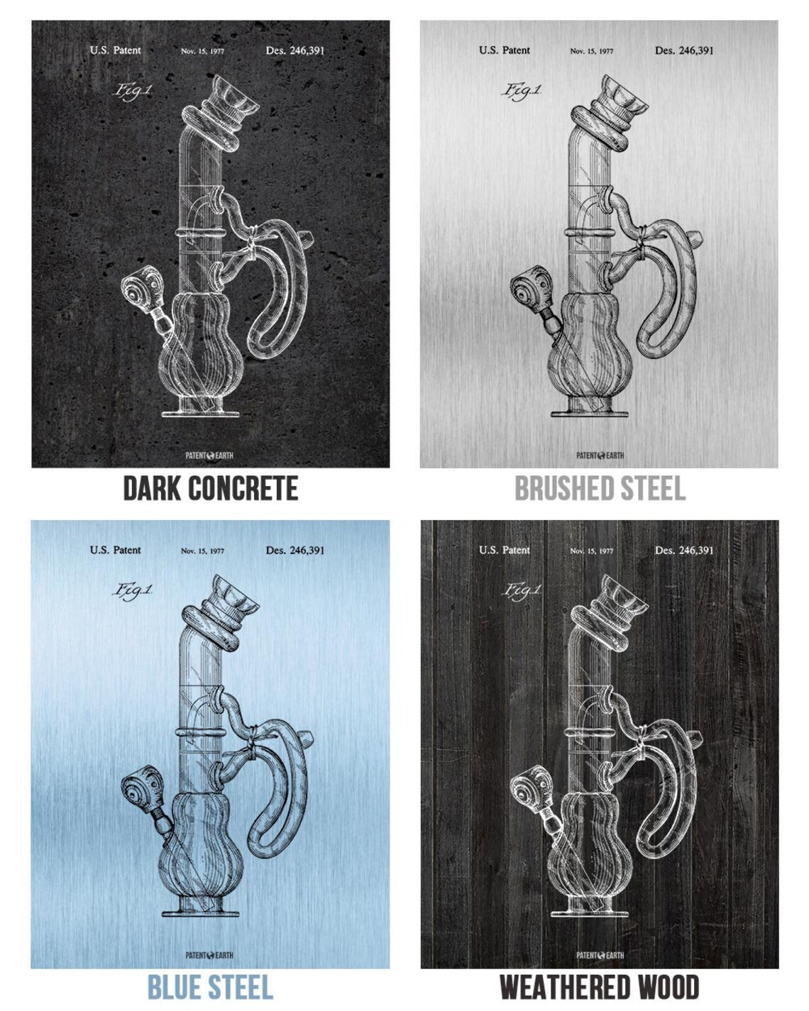 Water Bong Poster Art Print Water Pipe Weed Stoner Gift - Etsy