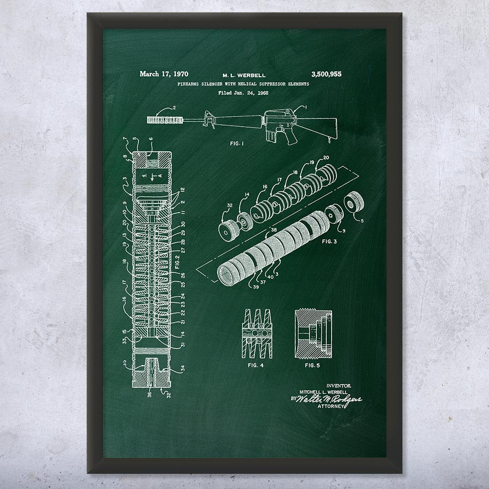 M16 Full Auto Blueprint