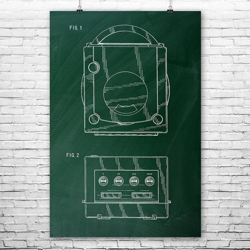 Video Game Console Poster Print Video Game Art Gaming Gift | Etsy