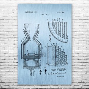 Rocket Engine Cooling System Poster Print, Science Teacher Gift, NASA ...