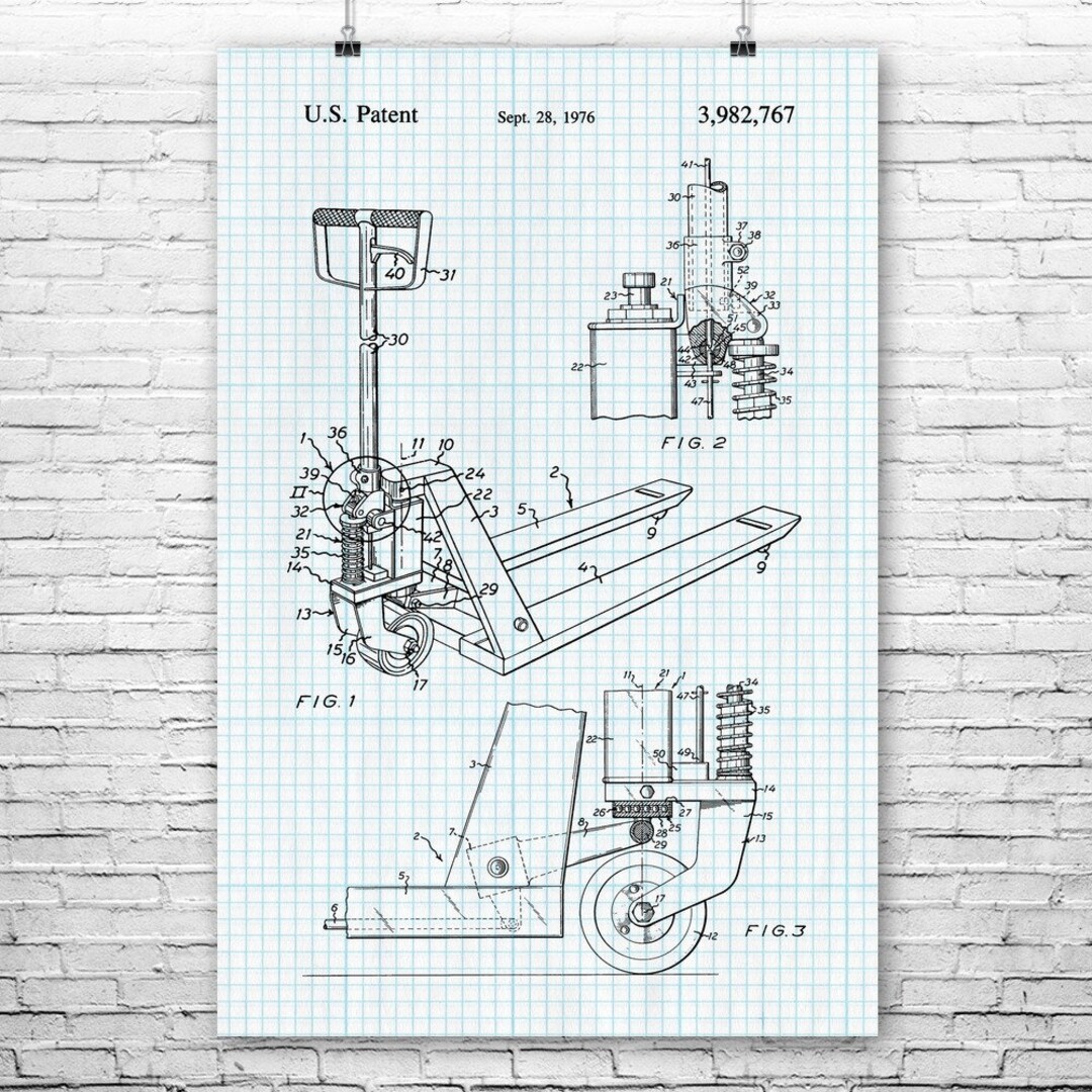 Pallet Jack Poster Print Warehouse Worker Supervisor Gift - Etsy