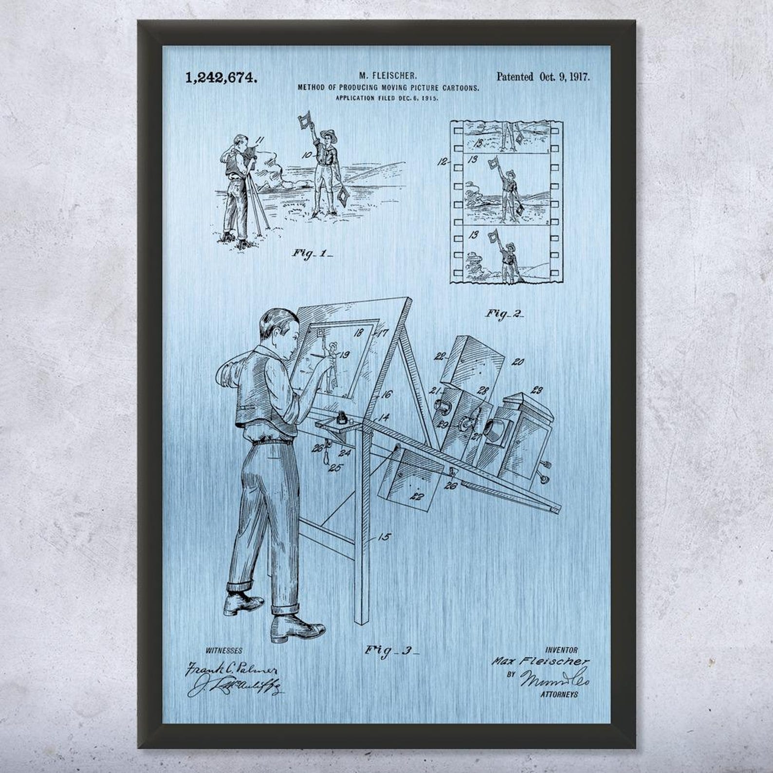 Framed Film Animation Wall Art Print, Studio Decor, Director Gift ...