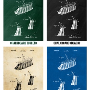 Street Sweepers Broom Poster Print, Grounds Keeper, Custodian Gifts ...