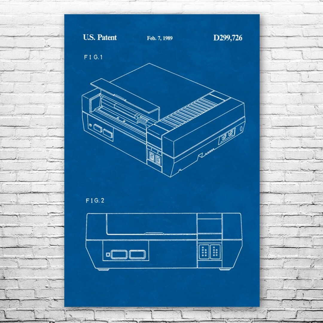 NES Video Game Console Poster Print Game Room Decor Video - Etsy