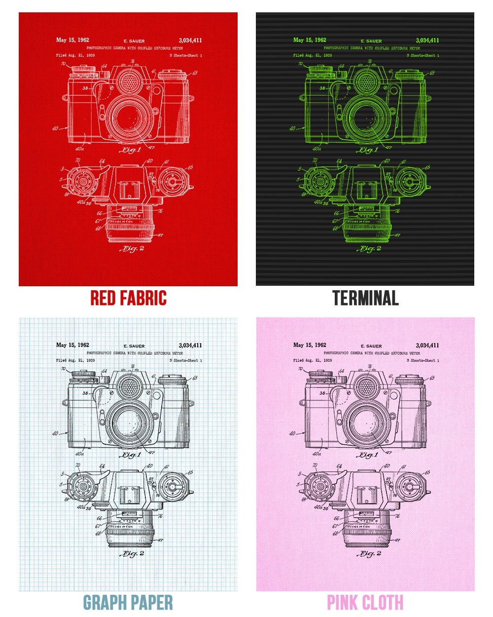 Camera Posters Set of 3 Photographer Gift Photojournalism | Etsy